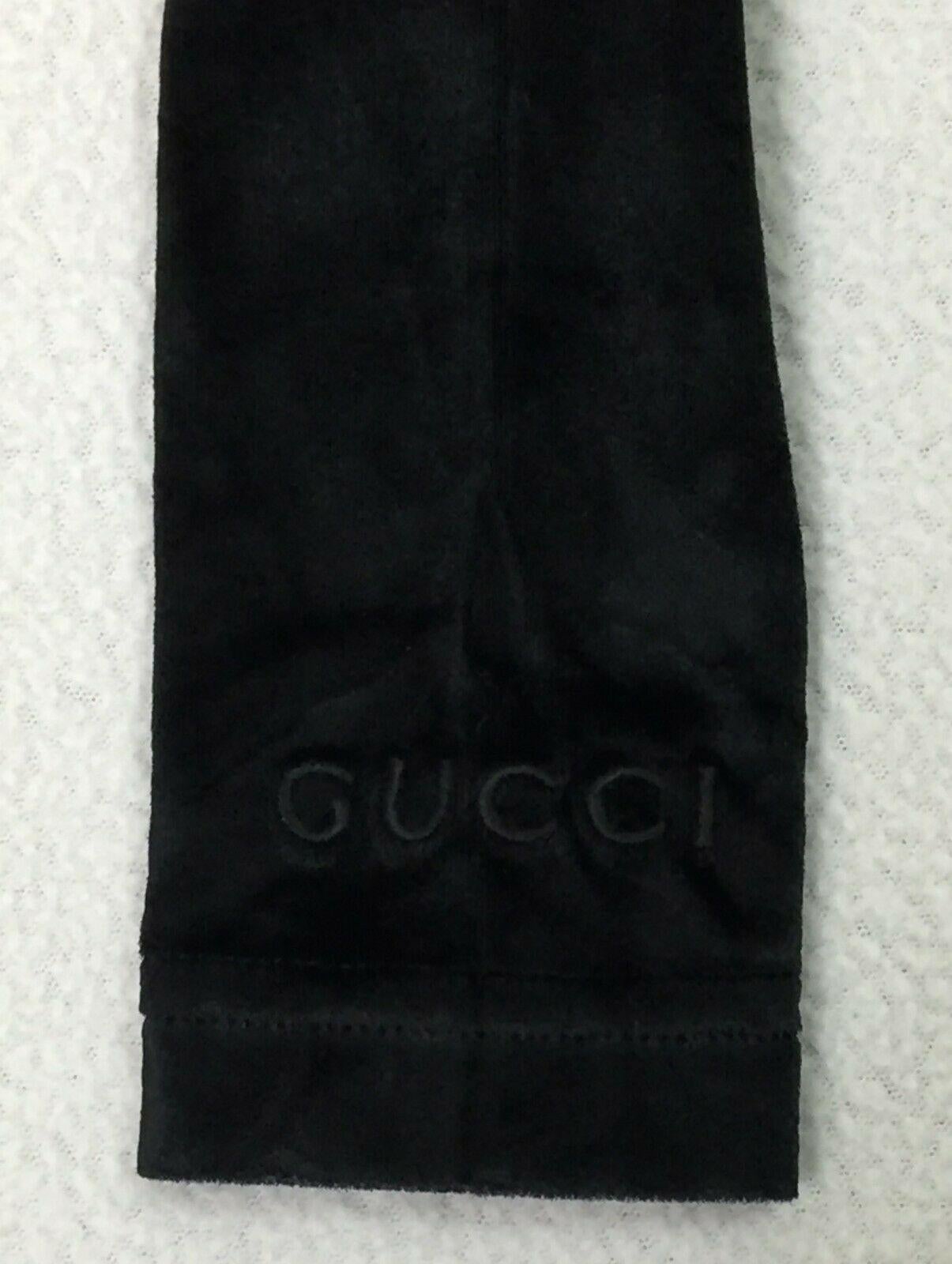 Vintage 1994 Gucci by Tom Ford Black Velvet Turtleneck Sleek Bodysuit ...