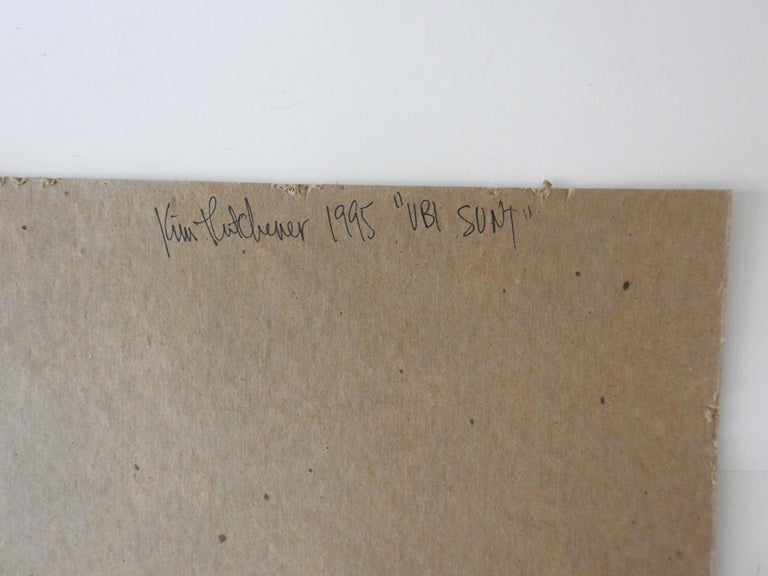 Vintage 1995 Abstract Ubi Sunt Interior Portrait Painting For Sale at ...