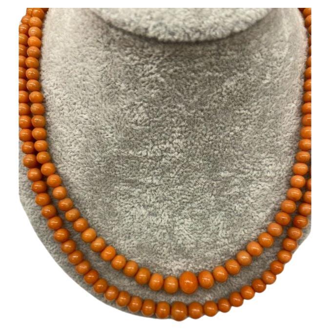1950's Gold And Branch/Sponge Coral Three Dimensional Necklace With ...
