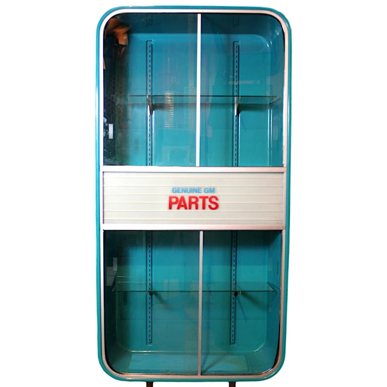 Vintage 2-Sided Mid-Century Modern General Motors Dealership Parts ...