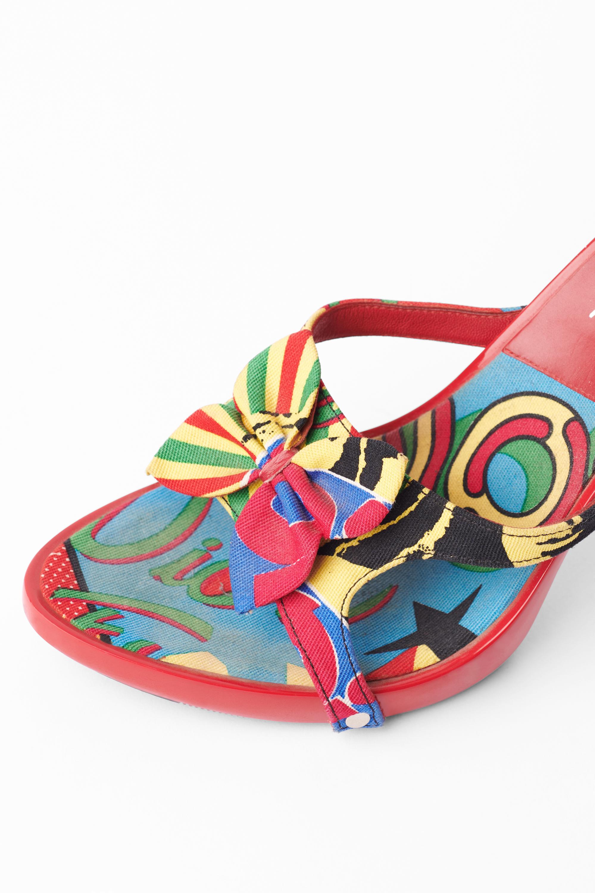 Vintage Christian Dior 2004 Rasta Heels For Sale at 1stDibs