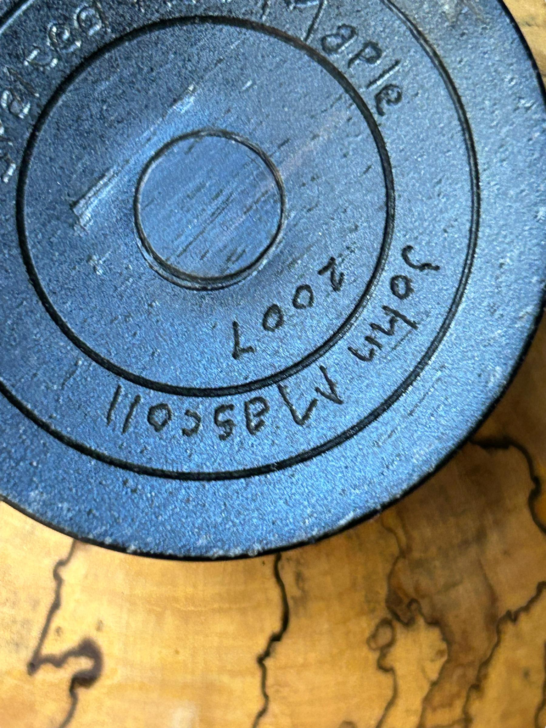 Vintage 2007 John Mascoll Spalted Red Maple Sculpture Vessel For Sale ...