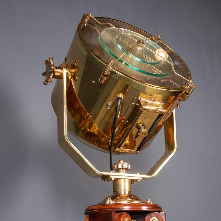 Vintage 20th Century English Naval Searchlight, c. 1950 at 1stDibs