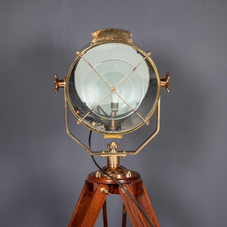 Vintage 20th Century English Naval Searchlight, c. 1950 at 1stDibs