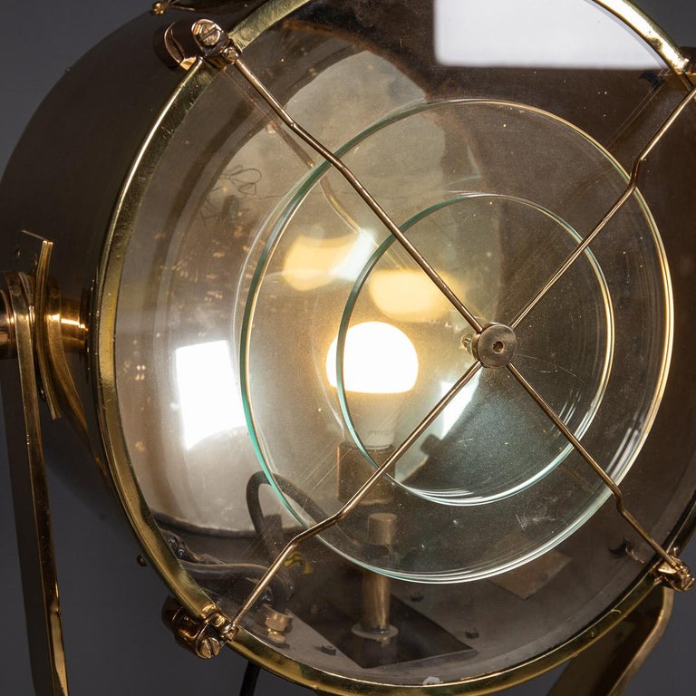 Vintage 20th Century English Naval Searchlight, c. 1950 at 1stDibs
