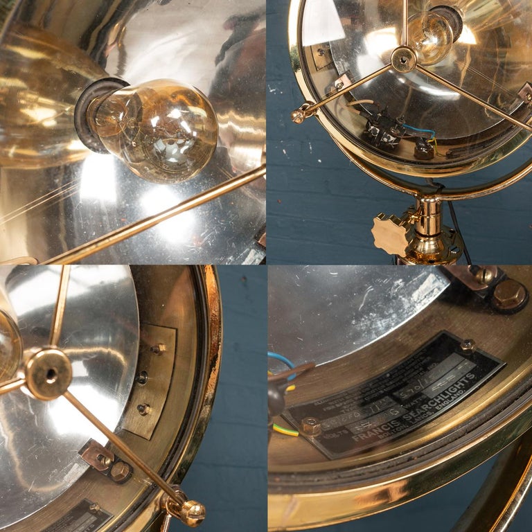 Vintage 20th Century English Naval Searchlight at 1stDibs
