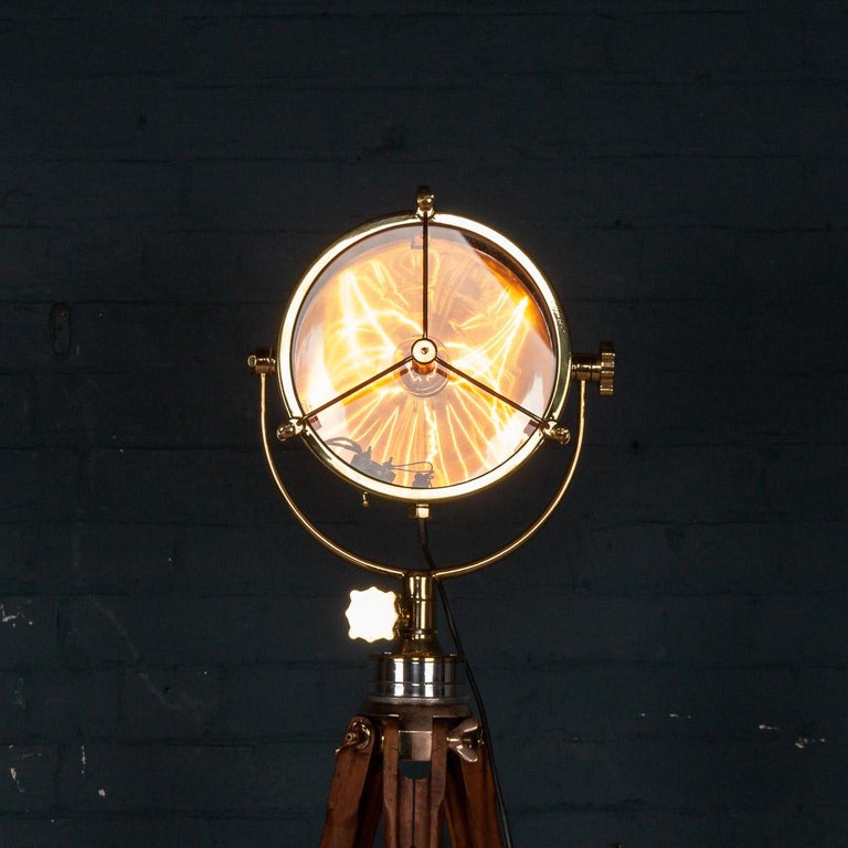 Vintage 20th Century English Naval Searchlight at 1stDibs