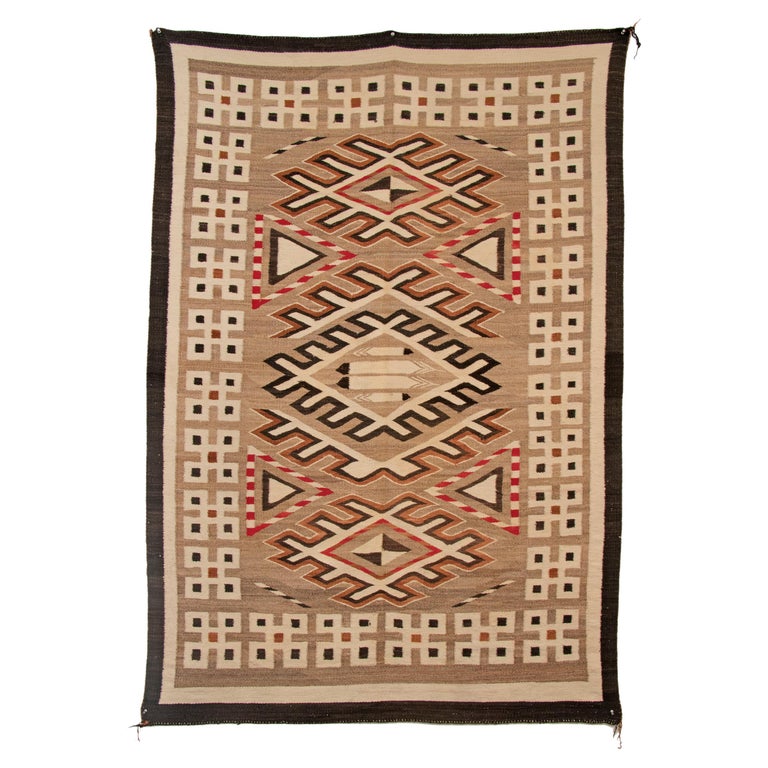 Vintage 20th Century Navajo Rug from the Trading Post Era For Sale at ...