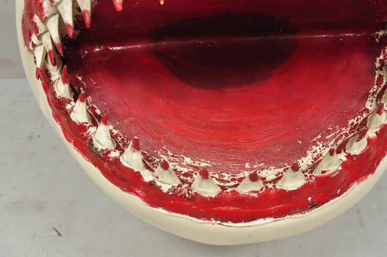 Vintage Moulded Rubber Jaws Great White Shark Replica Film Prop For ...