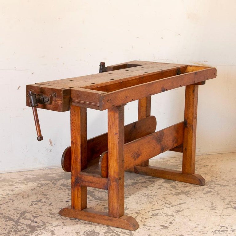 Vintage Carpenter's Workbench Table from Denmark at 1stDibs | carpenter ...