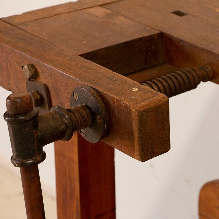 Vintage Carpenter's Workbench Table from Denmark at 1stDibs | carpenter ...