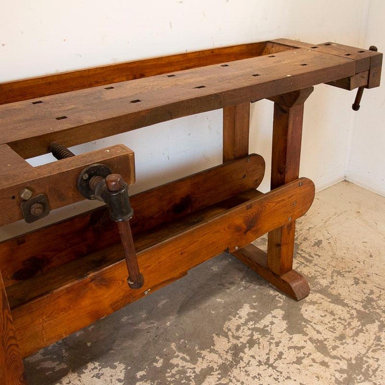 Vintage Carpenter's Workbench Table from Denmark at 1stDibs | carpenter ...
