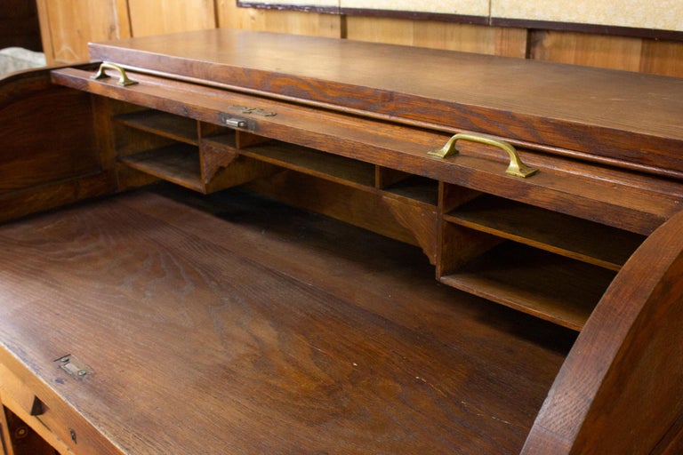 Vintage 50's American Curtain Desk at 1stDibs | 50s desk, 50's desk