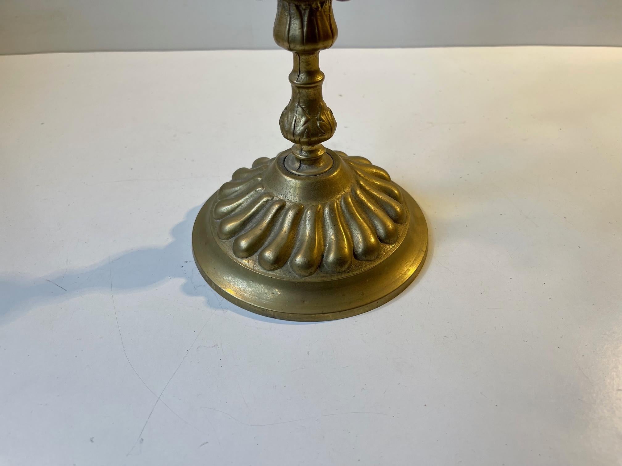 Vintage 6 Arm Italian Candelabra in Brass at 1stDibs | 6 arm candelabra ...