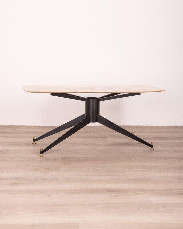 Vintage 70's Marble Table Italian Design For Sale at 1stDibs