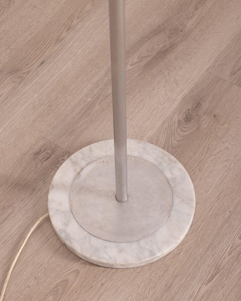 Vintage 70s Metal Chromed Floor Lamp Italian Design For Sale at 1stDibs