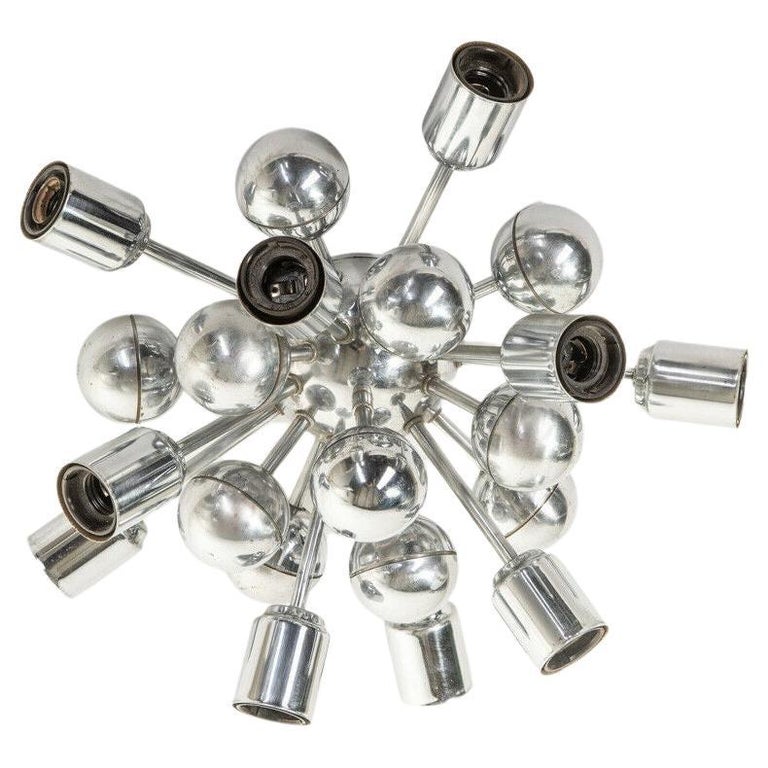 Vintage 70's Wall or Ceiling Lamp Sputnik Design at 1stDibs
