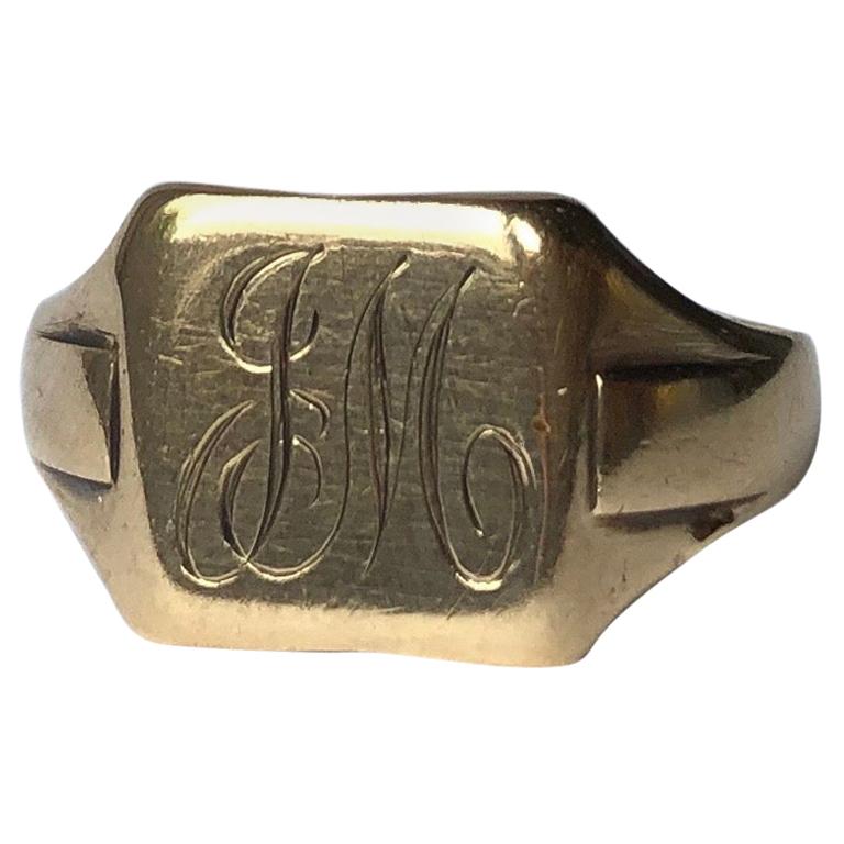 Gold Intaglio Signet Bishop's Ring at 1stDibs | bishop signet ring ...