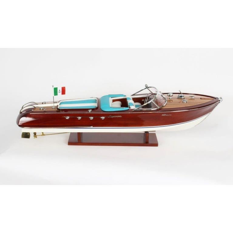 Vintage 90cm model of a Riva Aquarama Limited Edition, Speedboat 20th ...