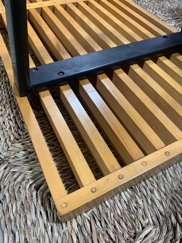 Vintage 92 1/2” George Nelson Platform Bench at 1stDibs