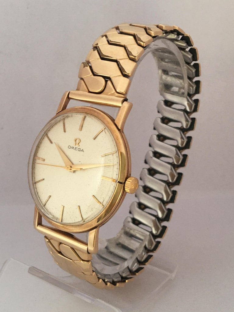 Vintage 9Carat Gold and Rolled Gold Bracelet 1960s Omega Mechanical ...