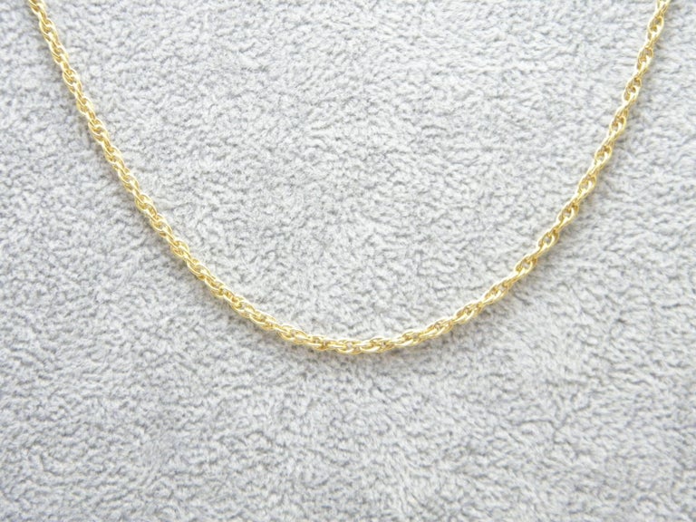 Vintage 9ct Gold Heavy Prince of Wales Rope Necklace Twist Chain 375 ...