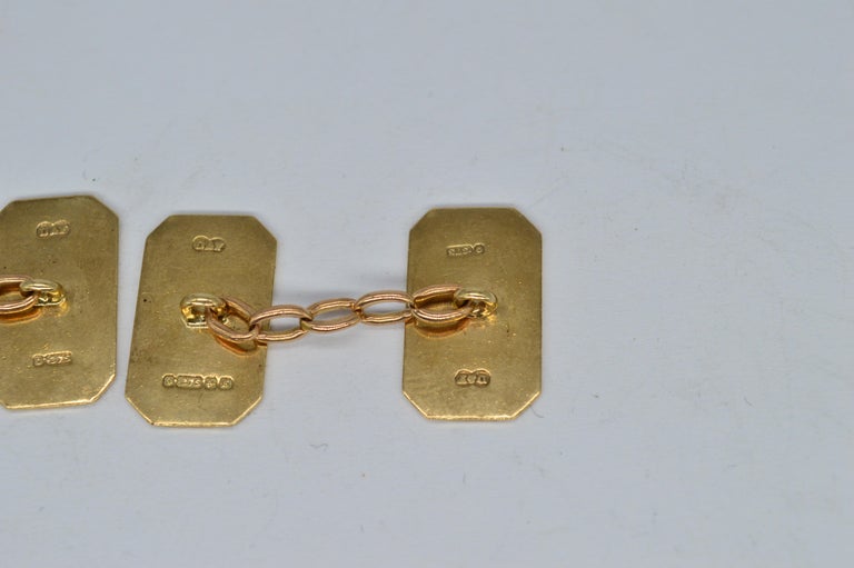Vintage 9K Gold Deakin and Francis Engine Turned Art Deco Classic ...