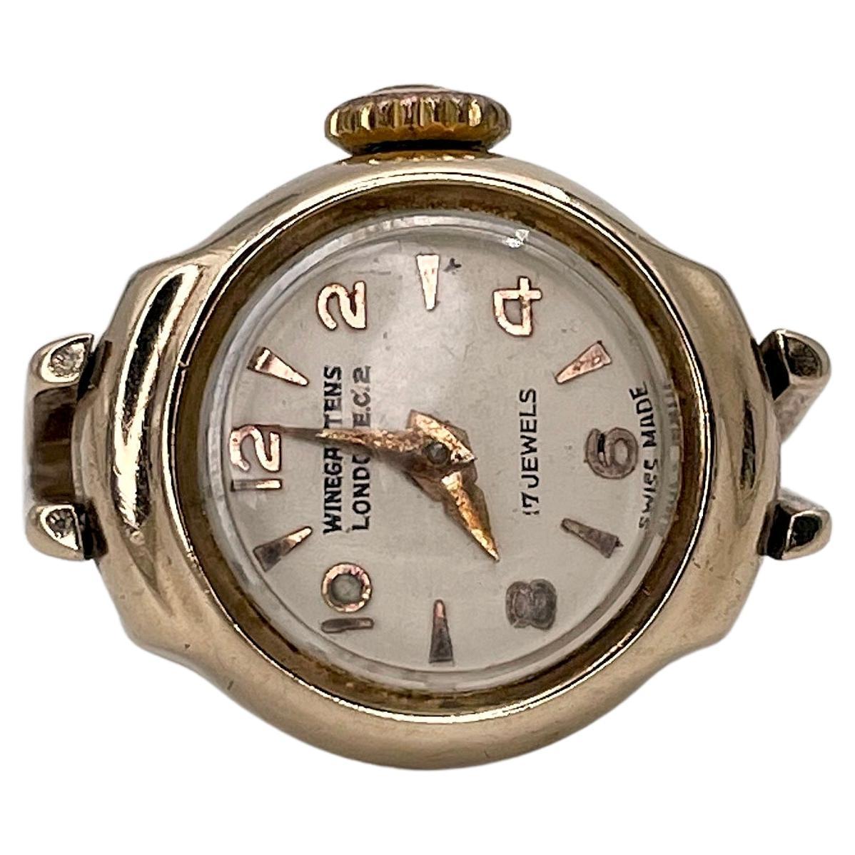 Antique Clock Watch Ring by Brédillard For Sale at 1stDibs