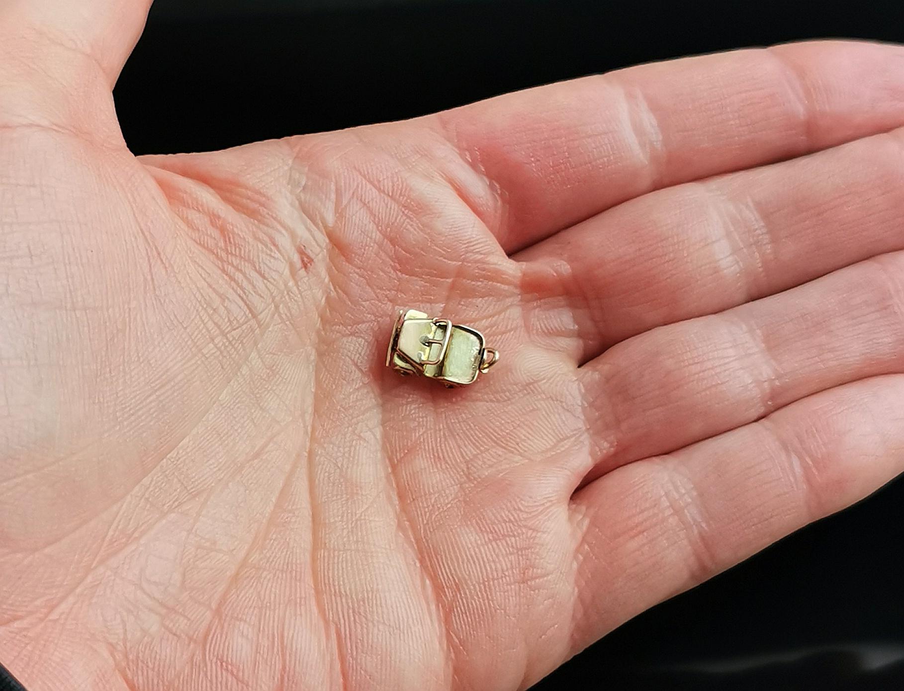 Vintage 9k Yellow Gold Car Charm, Pendant at 1stDibs | 9k car, gold car ...