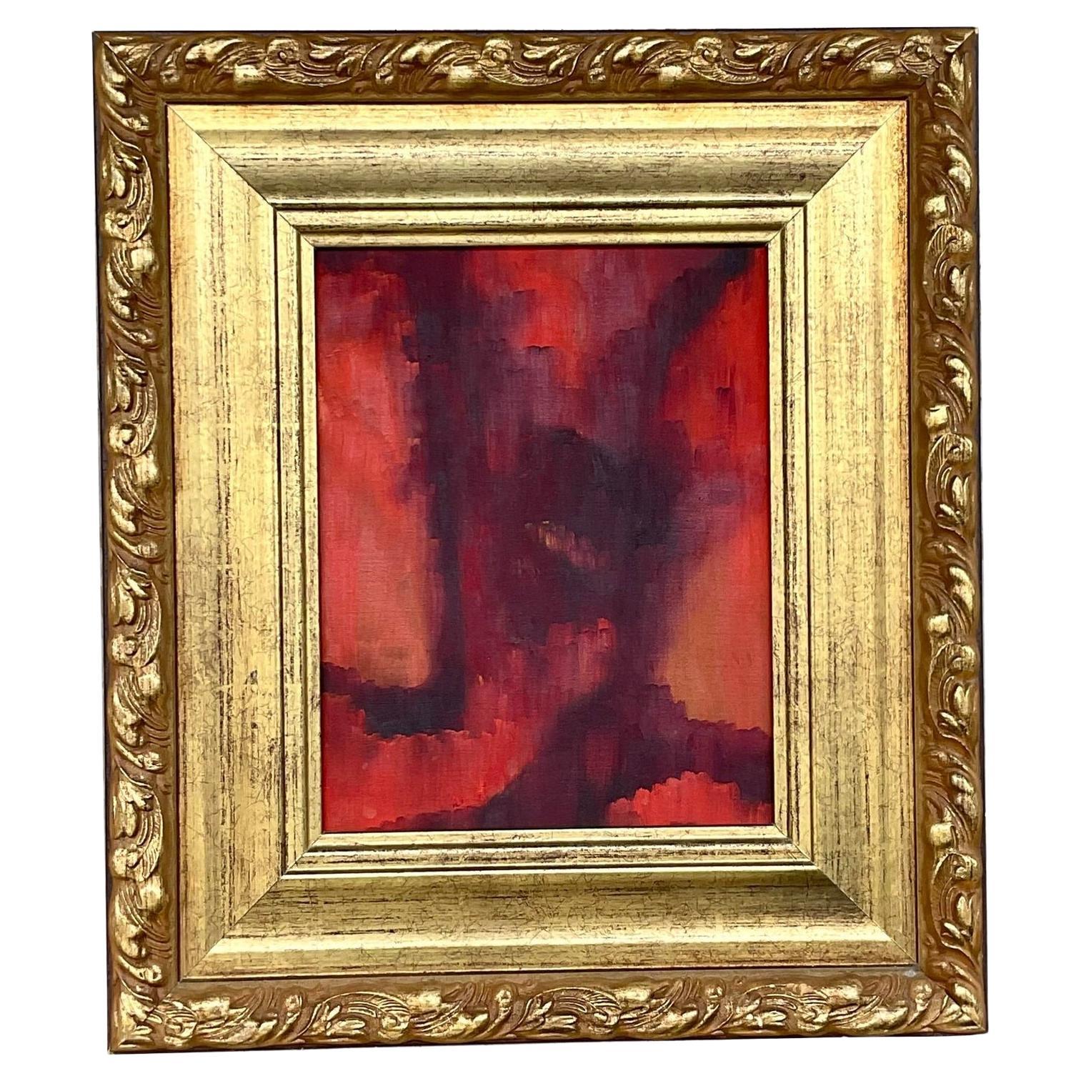 Abstract Expressionist Painting by Jean Sampson; "Pushing Color" at ...