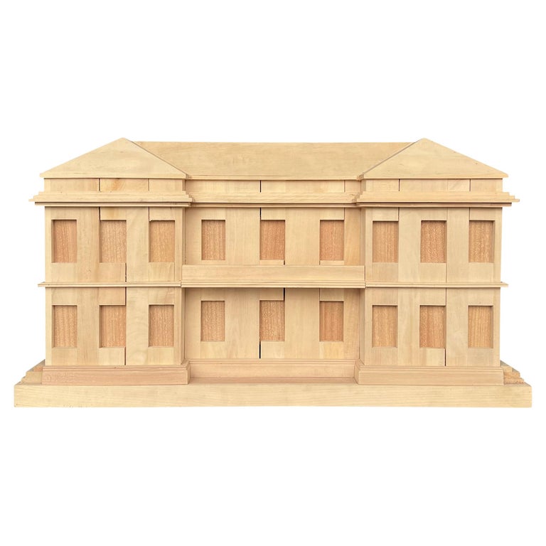 Vintage Academic Architectural Model of a Georgian House For Sale at ...