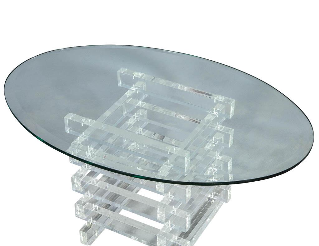 Vintage Acrylic Stacking Design Side Table at 1stDibs | vintage acrylic ...