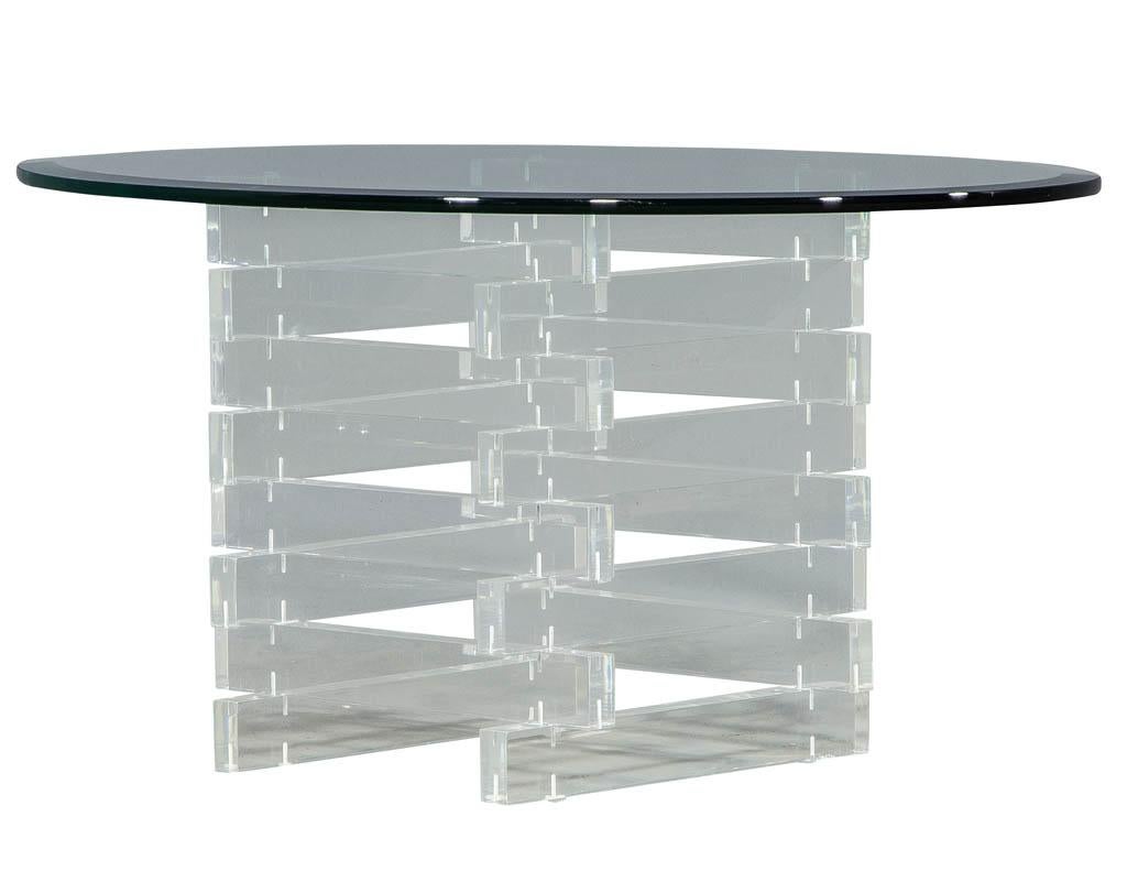 Vintage Acrylic Stacking Design Side Table at 1stDibs | vintage acrylic ...