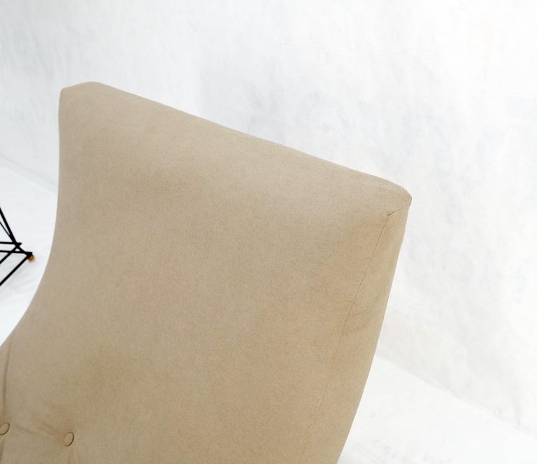 Vintage Adrian Pearsall Wave Chaise Lounge New Ultra Suede Alcantara ...