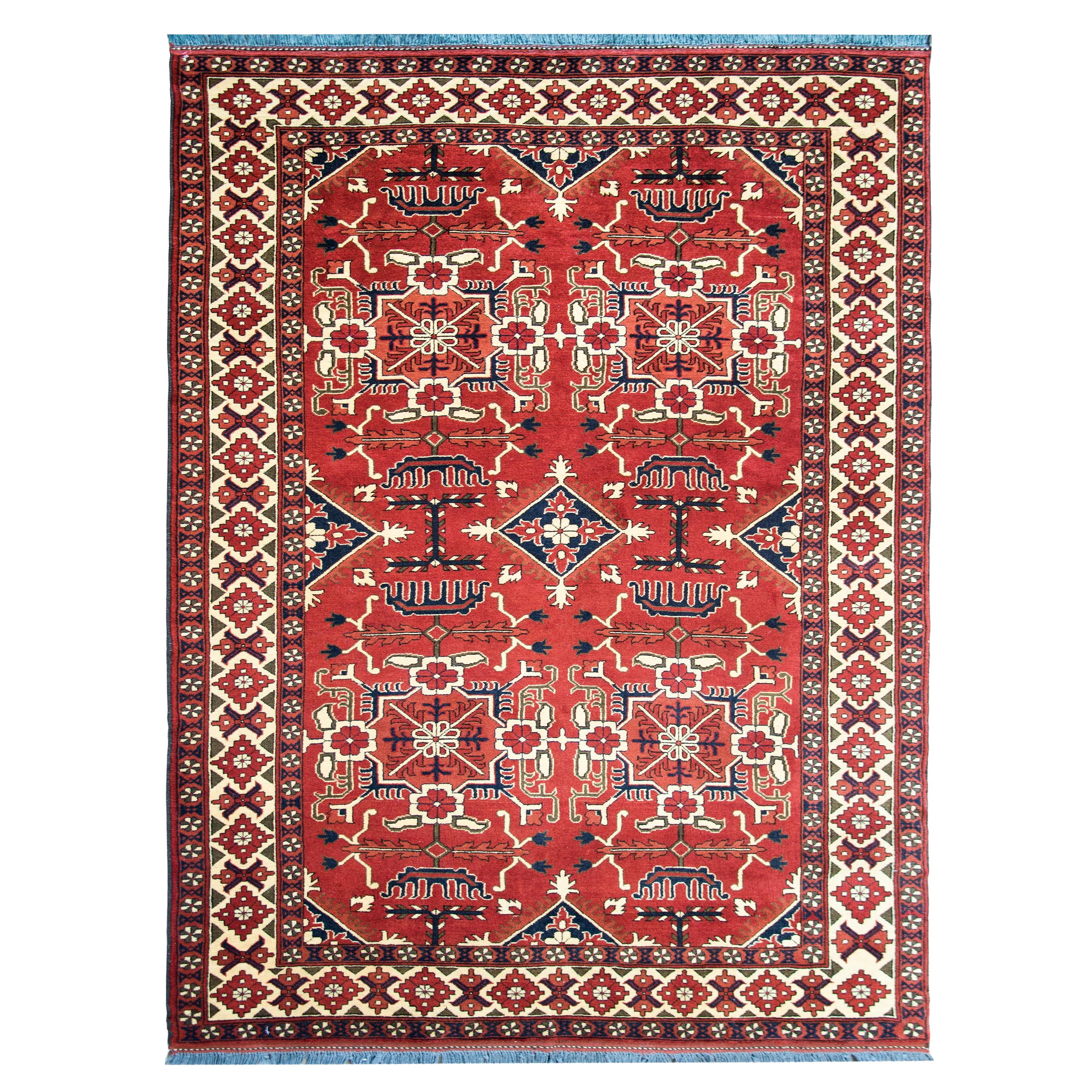 Antique Persian Bashir Rug For Sale at 1stDibs