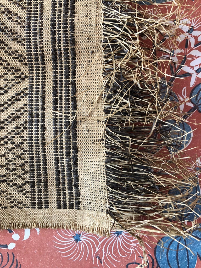 Vintage African 1880s Raffia Currency Cloth by the Tetela People of DR ...