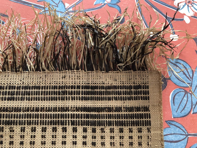 Vintage African 1880s Raffia Currency Cloth by the Tetela People of DR ...