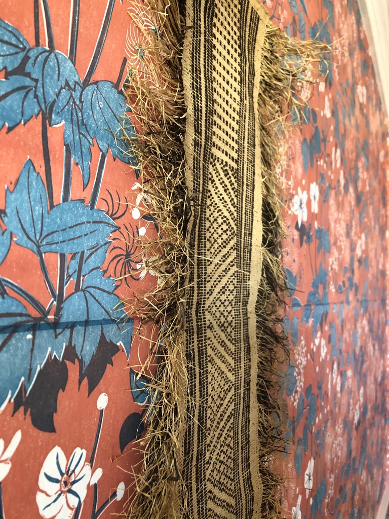 Vintage African 1880s Raffia Currency Cloth by the Tetela People of DR ...