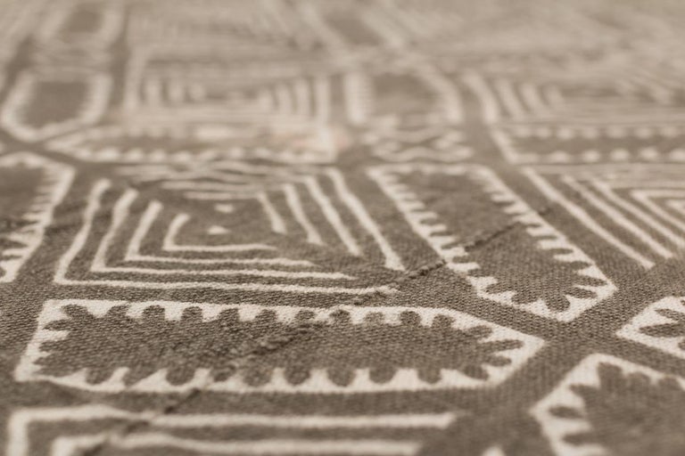 Vintage African Bamana Mud Cloth From Mali 3x4.5 at 1stDibs