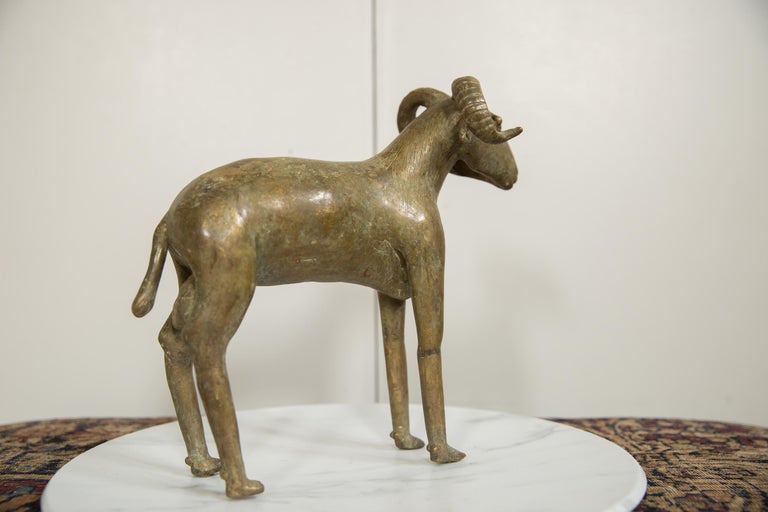 Vintage African Bronze Ram at 1stDibs