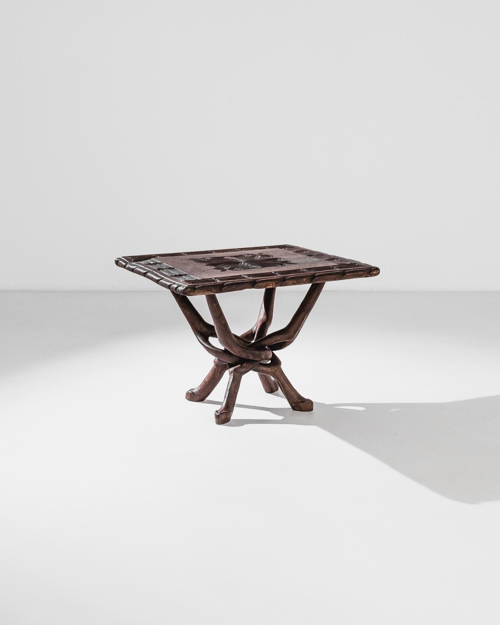 Vintage African Coffee Table with Intertwined Legs at 1stDibs ...