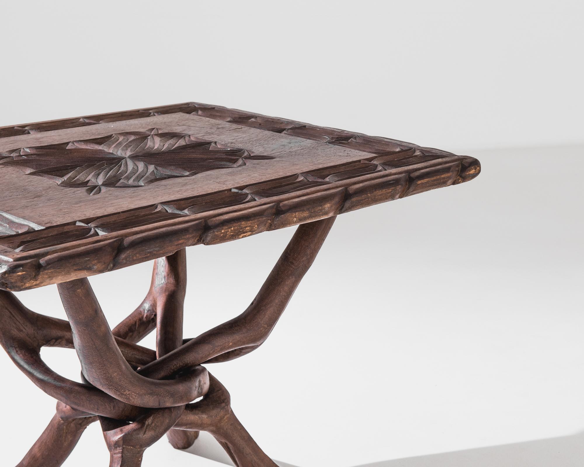 Vintage African Coffee Table with Intertwined Legs at 1stDibs ...