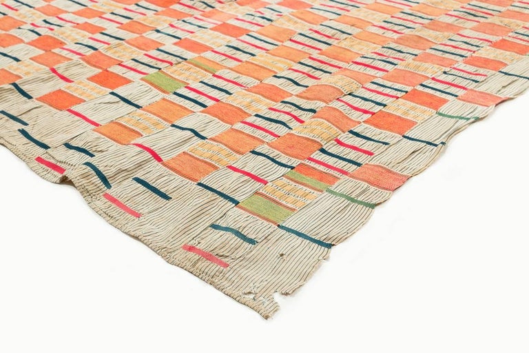 Vintage African Kente Cloth Textile For Sale at 1stdibs
