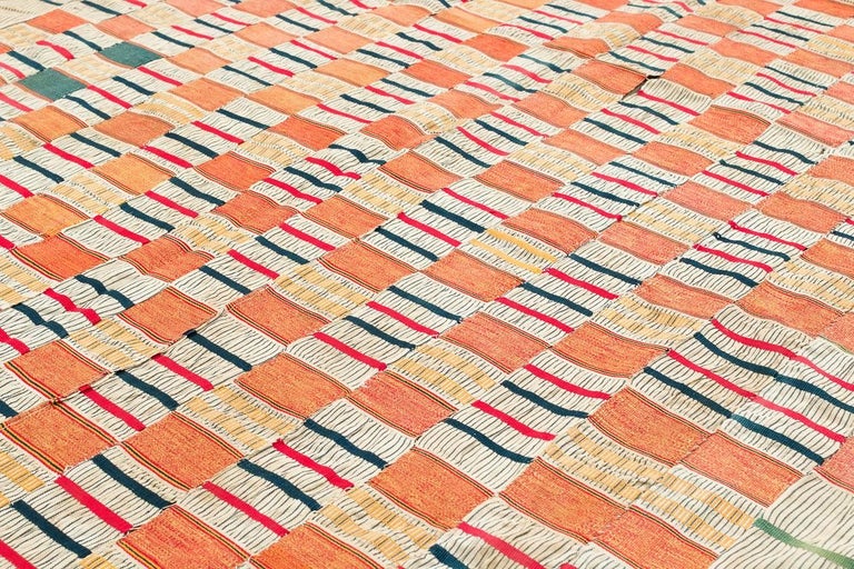 Vintage African Kente Cloth Textile For Sale at 1stdibs