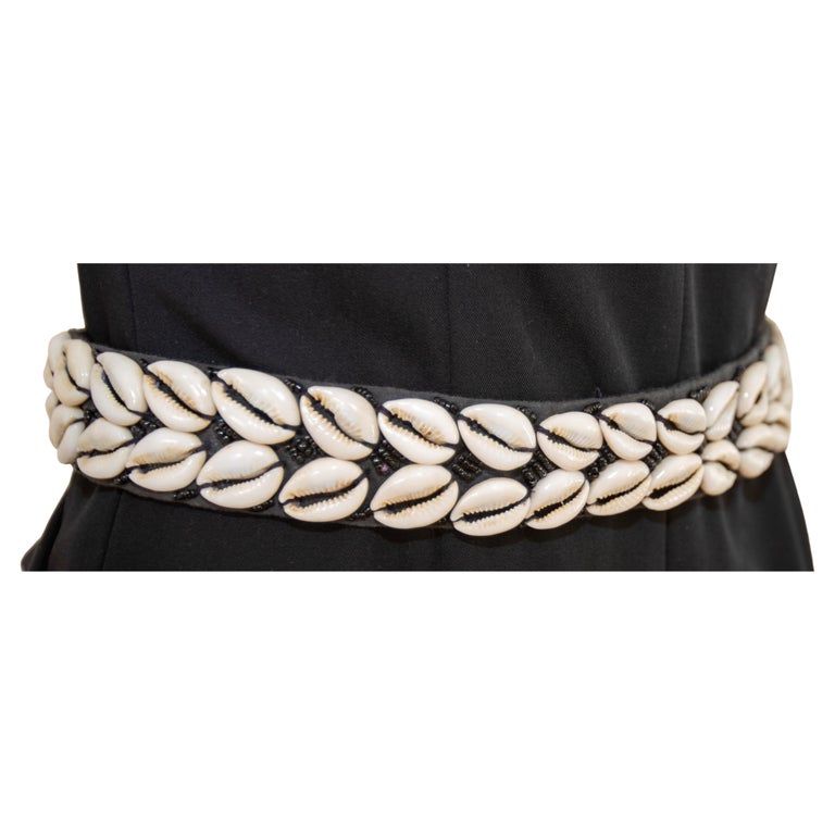 Vintage African Waist Belt Decorated with Cowries Sea Shells at 1stDibs ...