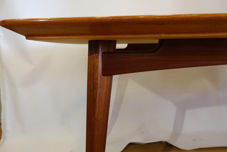 Vintage Agba Wood "Nilva" Dining Table by José Espinho for Móveis Olaio ...