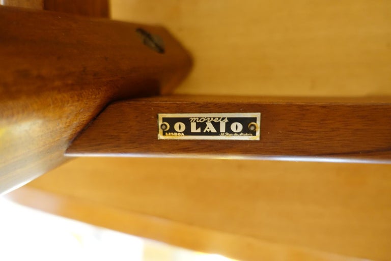 Vintage Agba Wood "Nilva" Dining Table by José Espinho for Móveis Olaio ...