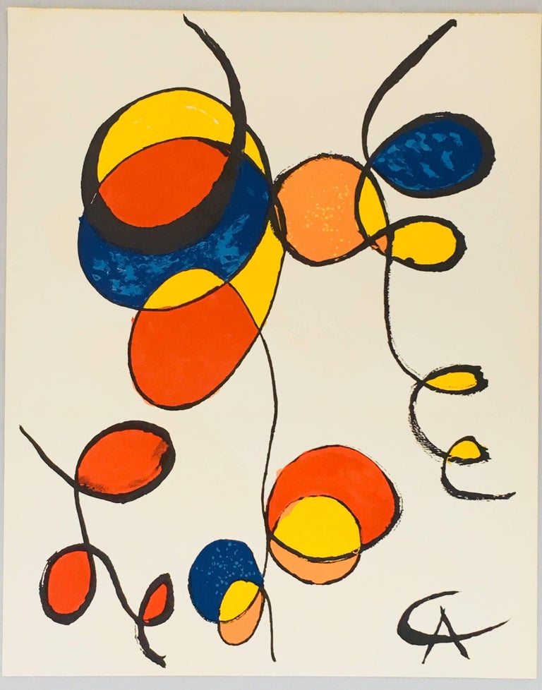 Vintage Alexander Calder Lithograph at 1stDibs