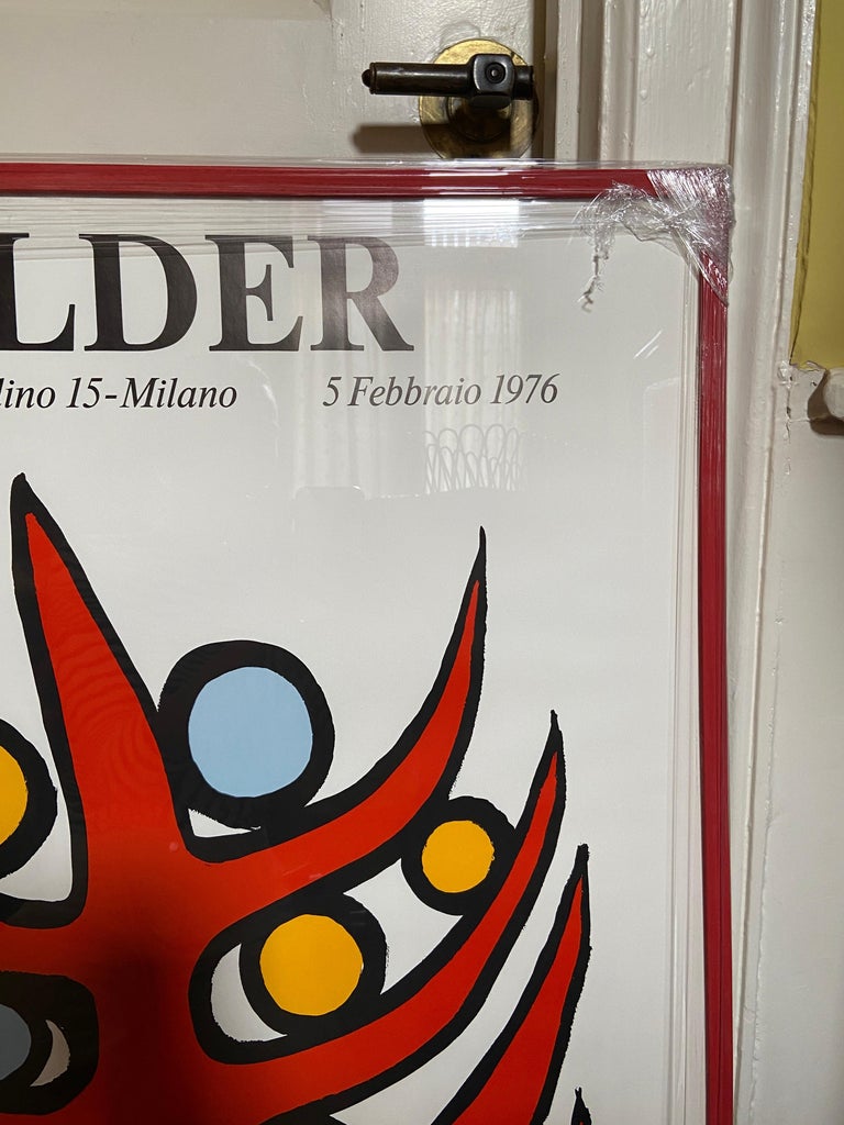 Vintage Alexander Calder Studio Marconi Exhibition Poster, Italy, 1967 ...