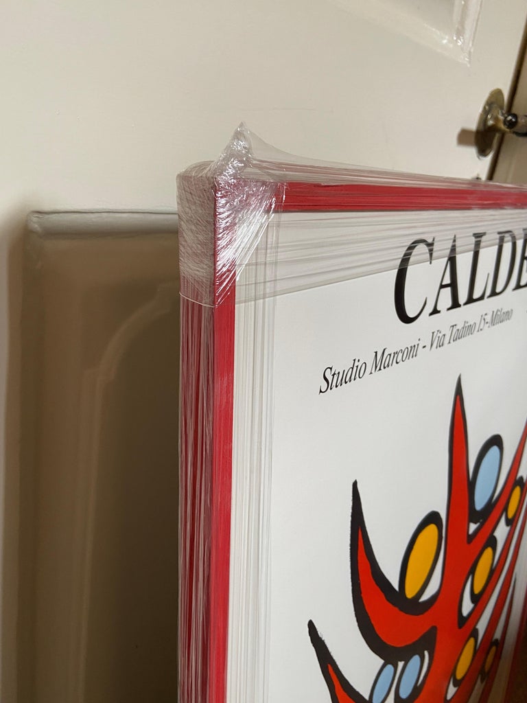 Vintage Alexander Calder Studio Marconi Exhibition Poster, Italy, 1967 ...